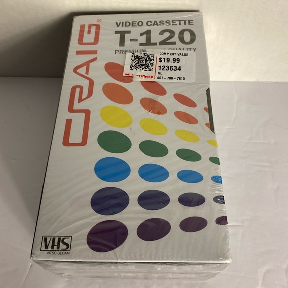 Craig | Other | New Craig Vhs Blank Tapes 3 Pack Classic Audio | Poshmark